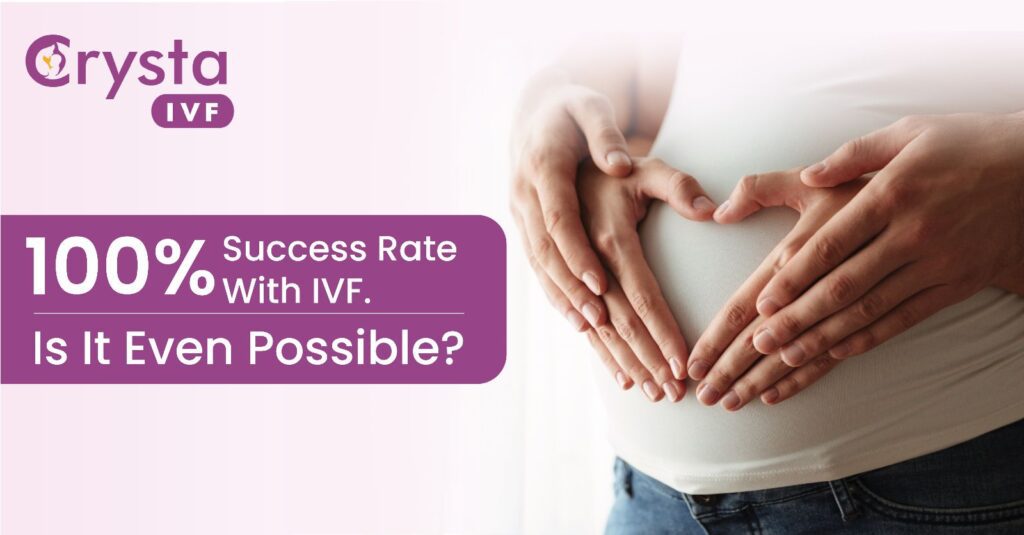 What is the IVF success rate on the first time?